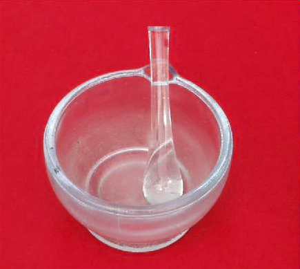Mojar cu pistil sticla 120mm/300 ml | Material Didactic